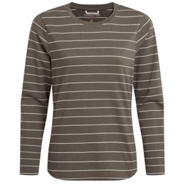 Craghoppers Damen Langarmshirt NosiLife Akona Wild Olive Stripe (Gr&ouml;&szlig;e: 38)
