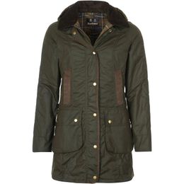 Barbour Wachsjacke Bower Oliv/Classic (Gr&ouml;&szlig;e: 10)
