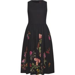 Reitmayer Blumenkleid Schwarz/Bunt (Gr&ouml;&szlig;e: 34)