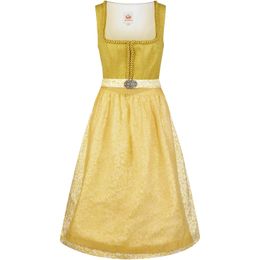 Spieth & Wensky Spieth & Wensky Midi-Dirndl Hala Gelb (Gr&ouml;&szlig;e: 38)
