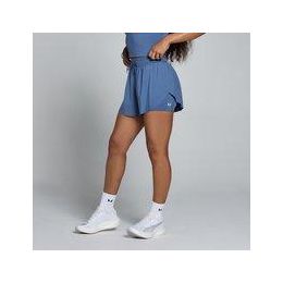 Myprotein MP Damen Tempo 2-in-1 Luftige Shorts &ndash; Slate Blue - XL