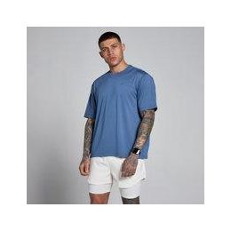 Myprotein MP Herren Hybrid Oversized Mesh T-Shirt &ndash; Schieferblau - L