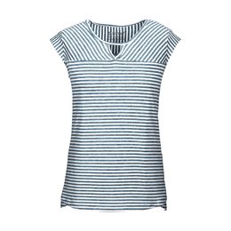 Funktionstop Killtec "KOS 125 WMN TP", Damen, Gr. 38, ocean, Obermaterial: 95% Polyester, 5% Elasthan, Tops, Schnelltrocknendes Damen Funktionstop mit femininem Design