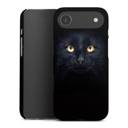 DeinDesign iPhone Air Handy Premium Case Smartphone Handyh&uuml;lle Schutzh&uuml;lle gl&auml;nzend Eye Black Cat Premium Case