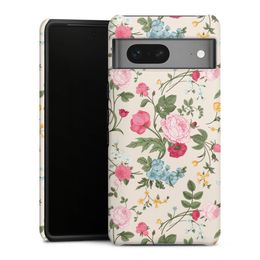 DeinDesign Google Pixel 7 Handy Panzer Handyh&uuml;lle robuste Outdoor H&uuml;lle Schutzh&uuml;lle matt Flowers Vintage Ornament Tough Case