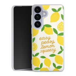 DeinDesign Galaxy S26+ Handy Slim Case Silikon Handyh&uuml;lle transparent H&uuml;lle extra d&uuml;nn Spruch Statement Lemon Silikon Slim Case
