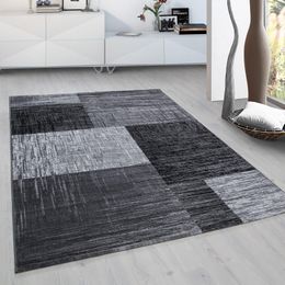 Teppich Ayyildiz Teppiche "Plus 8001" Gr. 2, schwarz, B:80cm H:6mm L:150cm, Kunstfaser, Teppiche, Teppich, L&auml;ufer, gemusterter Flachflor, robust, Webteppich, alle R&auml;ume