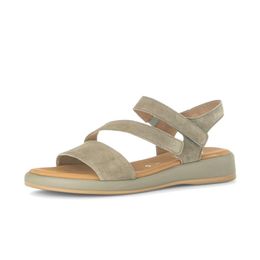 Riemchensandale Gabor "Riemchensandale", Damen, Gr. 35, gr&uuml;n, Schuhe Riemchensandale