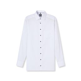 Businesshemd OLYMP "OLYMP Luxor, modern fit, New Kent mit extra langem Arm", Herren, Gr. 40, Normaler Arm, wei&szlig;, 100% Baumwolle, Hemden