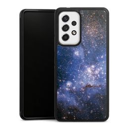 DeinDesign Galaxy A53 5G Handy Gallery Case Handyh&uuml;lle 9H Geh&auml;rtetes Glas R&uuml;ckseite H&uuml;lle Weltraum Weltall Galaxy Gallery Case