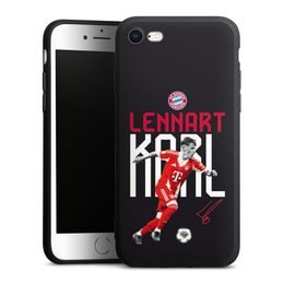 DeinDesign iPhone SE (2020) Handy Premium Silikon H&uuml;lle Handyh&uuml;lle schwarz Case Fcb Lennart Karl Official Licensed Product Silikon Premium Case