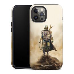 DeinDesign iPhone 12 Pro Handy Panzer Handyh&uuml;lle robuste Outdoor H&uuml;lle Schutzh&uuml;lle matt The Mandalorian Star Wars Official Licensed Product Tough Case
