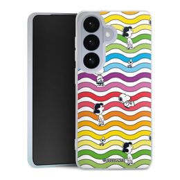 DeinDesign Galaxy S26 Handy Slim Case Silikon Handyh&uuml;lle transparent H&uuml;lle extra d&uuml;nn Snoopy Muster Peanuts Silikon Slim Case