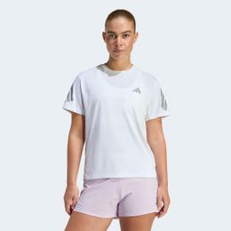 Laufshirt adidas Performance "ADI365/// T W", Damen, Gr. L, wei&szlig;, Obermaterial: 100% Polyester, Rundhals, Shirts Laufshirt