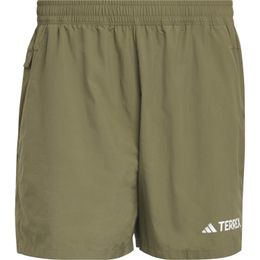 Adidas TERREX MULTI Funktionsshorts Herren - Gr&ouml;&szlig;e L - oliv