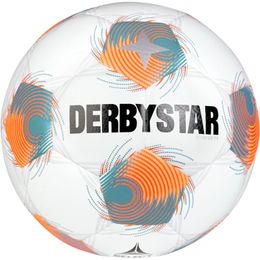 Derbystar Stratos TT DB v25 Fu&szlig;ball - Gr&ouml;&szlig;e 5 - wei&szlig;