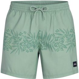 O`Neill O'NEILL UNI FLOWER 16" Badehose Herren - Gr&ouml;&szlig;e L - gr&uuml;n