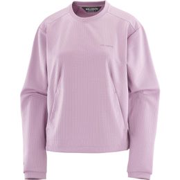Salomon MOTOMESH Fleeceshirt Damen - Gr&ouml;&szlig;e S - lila