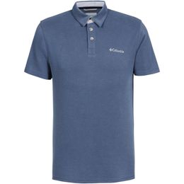 Columbia Nelson Point Poloshirt Herren - Gr&ouml;&szlig;e M - blau