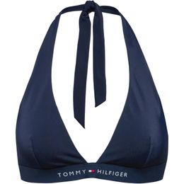 Tommy Hilfiger Bikini Oberteil Damen - Gr&ouml;&szlig;e XS - blau