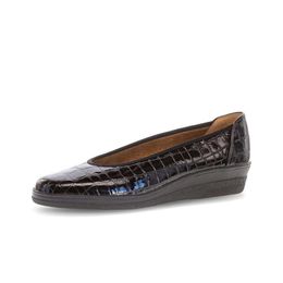 Ballerina Gabor "Sportliche Ballerina", Damen, Gr. 40, schwarz, Schuhe Ballerina