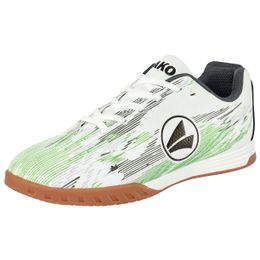 Indoorschuh Jako "J-SI STEPOVER", M&auml;dchen, Gr. 30, gr&uuml;n (wei&szlig;, neon gr&uuml;n), Synthetik, Schuhe