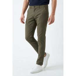Chinos INDICODE "INRafle", Damen, Gr. 28, L&auml;nge 32, gr&uuml;n (capers), Web, Obermaterial: 98% Baumwolle, 2% Elasthan, unifarben, regular fit normal, Hosen