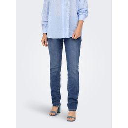 Slim-fit-Jeans Only "ONLSUI MID SLIM DNM DIA451 NOOS", Damen, Gr. M (38), L&auml;nge 32, blau (medium blau denim), Denim/Jeans, Obermaterial: 98% Baumwolle, 2% Elasthan, unifarben, slim fit, Jeans Slim-fit-Jeans
