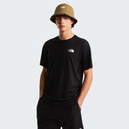 T-Shirt The North Face "M MOUNTAIN SKETCH REGULAR SHORT SLEEVE TEE-GRAPHIC", Herren, Gr. M, tnf schwarz, Obermaterial: 60% Baumwolle, 40% Polyester, Shirts T-Shirt, normale Passform, kurze &Auml;rmel, sportlicher Stil