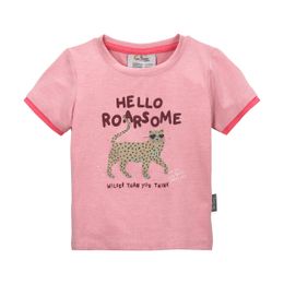 T-Shirt "FIOS 1 MNS TSHRT", M&auml;dchen, Gr. 122/128, rosa, Obermaterial: 65% Polyester, 30% Baumwolle, 5% Elasthan, FIRST INSTINCT BY Killtec, Shirts T-Shirt, Farbenfrohes Funktionsshirt mit Rundhalsausschnitt und Prints