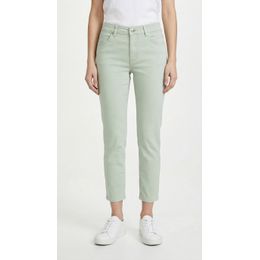 7/8-Hose MAC "Melanie Summer", Damen, Gr. 34, L&auml;nge 27, wrought iron ppt, Twill, Obermaterial: 97% Baumwolle, 3% Elasthan, figurbetont, Hosen 7/8-Hose, Verk&uuml;rzt in sommerlicher Qualit&auml;t
