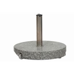 siena GARDEN Schirmst&auml;nder f&uuml;r Schirmmast mit &Oslash; 25 - 48 mm Granit 50 x 50 x 7,5 cm