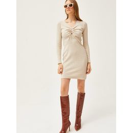Olalook Kleid Damen Gr&ouml;&szlig;e 38 stone Sommerkleid