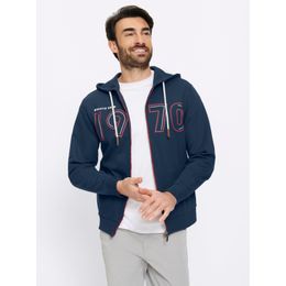 Catamaran Herren Sweatjacke mit Front-Druck, dunkelblau-bedruckt, Gr&ouml;&szlig;e 44/46