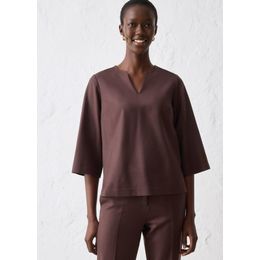 bonprix Tunika mit Wolle, braun, Gr.48, zeitlose Premium Tunika mit Woll-Anteil, aus Wolle