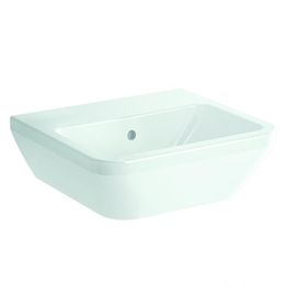 Vitra Integra Handwaschbecken 7047L003-0012 45x40cm, wei&szlig;, mit &Uuml;berlauf/ohne Hahnloch