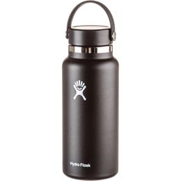 Hydro Flask Isolierflasche '32 OZ Wide Mouth with Flex Cap 946 ml' Damen Gr&ouml;&szlig;e one size schwarz / wei&szlig;