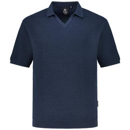 Gro&szlig;e Gr&ouml;&szlig;en Hajo Basic-Poloshirt Farbe marine Gr&ouml;&szlig;e: 5XL