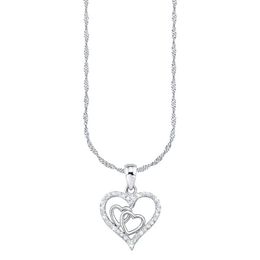 Amor Necklace 'Herz' female Silver size One Size