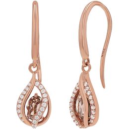 Amor Ohrringe Damen Gr&ouml;&szlig;e One Size rosegold / transparent