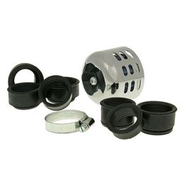 Luftfilter Powerfilter Alu Kappe 28-44mm Chrom