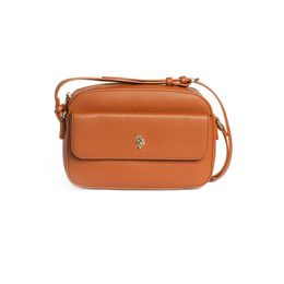 U.S. Polo Assn. Umh&auml;ngetasche Damen Gr&ouml;&szlig;e One Size cognac / gold