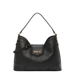 Replay Schultertasche Damen Gr&ouml;&szlig;e One Size gold / schwarz