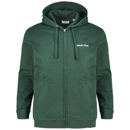 Jack & Jones Gro&szlig;e Gr&ouml;&szlig;en Jack&Jones Kapuzenjacke aus Baumwollmischung Farbe gr&uuml;n Gr&ouml;&szlig;e: 7XL