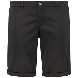 Jack & Jones Gro&szlig;e Gr&ouml;&szlig;en Jack&Jones Stretch-Chino-Shorts "Bowie" Farbe schwarz Gr&ouml;&szlig;e: W44