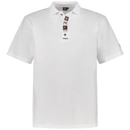 Gro&szlig;e Gr&ouml;&szlig;en Orbis Trachten-Poloshirt, kurzarm Farbe wei&szlig; Gr&ouml;&szlig;e: 3XL