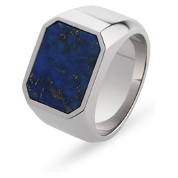 FAVS. FAVS Ring Herren Gr&ouml;&szlig;e 62 blau / silber