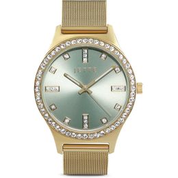 JETTE Uhr Damen Gr&ouml;&szlig;e One Size gold / silber / wei&szlig;