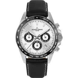 Jacques Lemans Analoguhr Herren Gr&ouml;&szlig;e One Size schwarz / silber