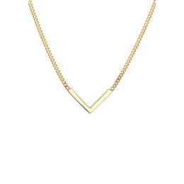 Elli Premium Kette 'Geo' Damen Gr&ouml;&szlig;e 40 gold